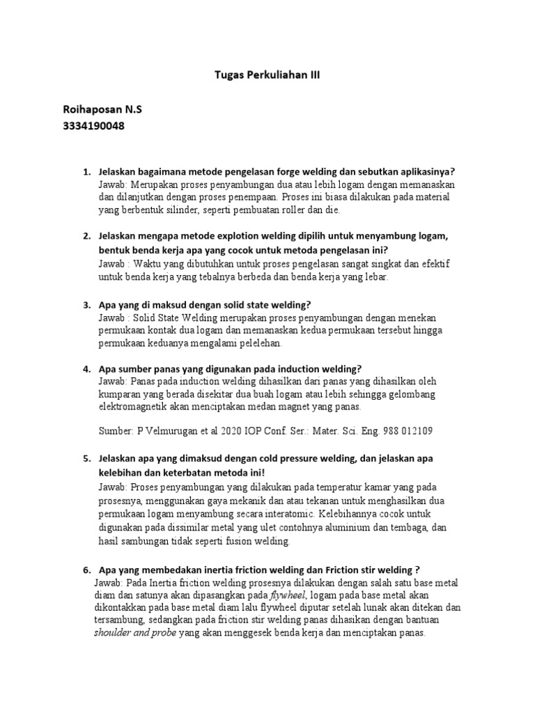 Tugas III | PDF | Teknologi & Rekayasa