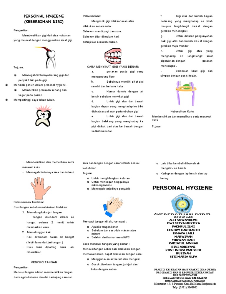 Leaflet Personal Hygiene | PDF