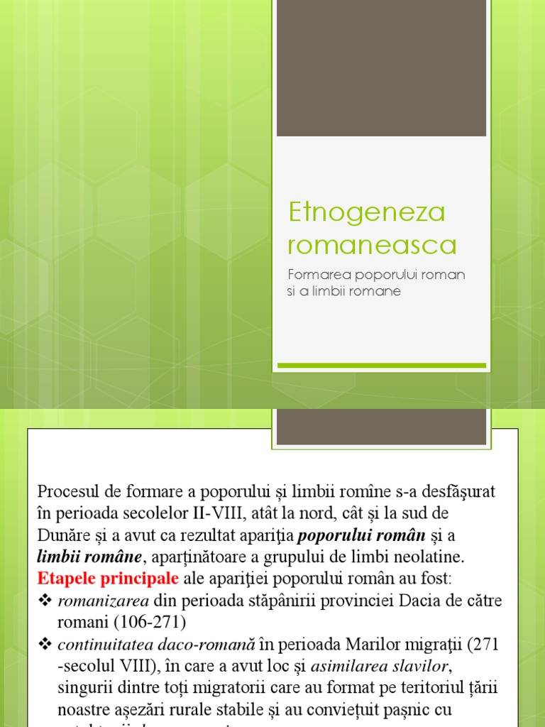 Etnogeneza Romaneasca | PDF