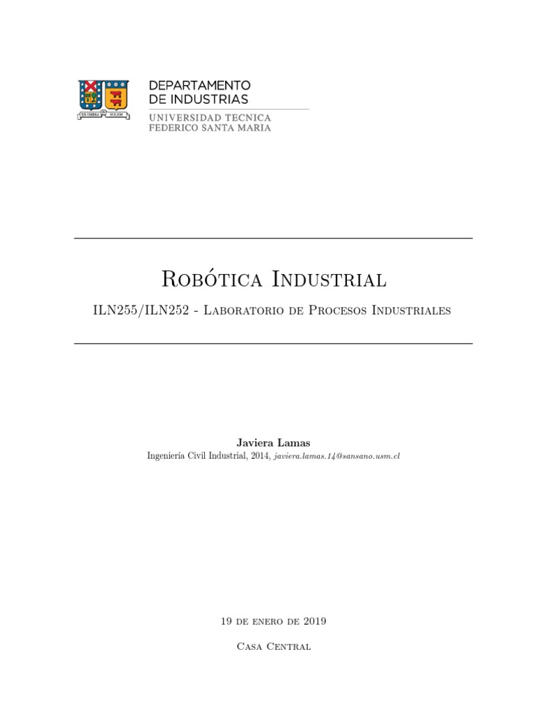 Rob Tica Industrial | PDF | Robot | Robótica