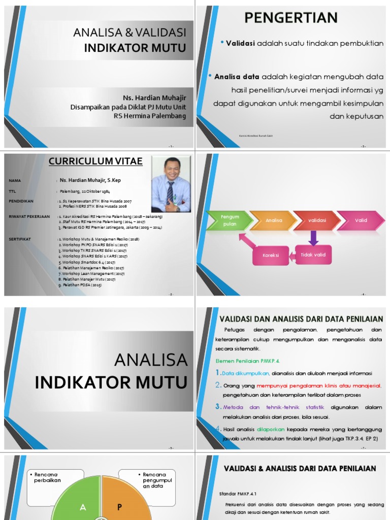 Materi Diklat Analisa Dan Validasi | PDF