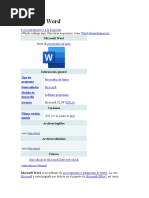 La Historia de Word | PDF | Microsoft Word | Microsoft