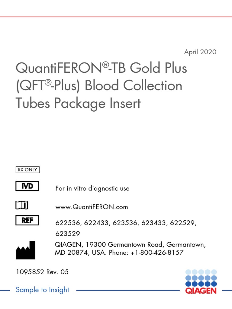 L1095852 R5 QF-TB Gold Plus BCT IF | PDF | Medicine | Clinical Medicine