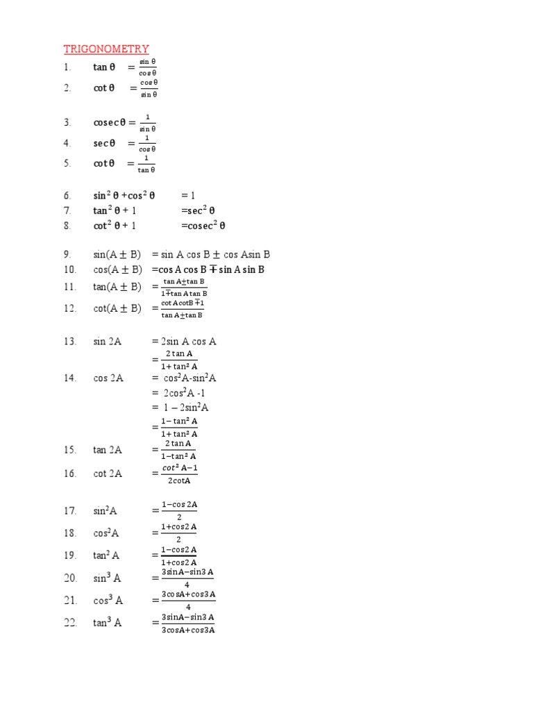 Trigonometry 222 | Download Free PDF | Standard Deviation | Complex Number