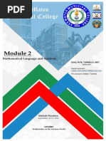 MMW Chap 2 Mathematical Language and Symbols | PDF | Set (Mathematics ...