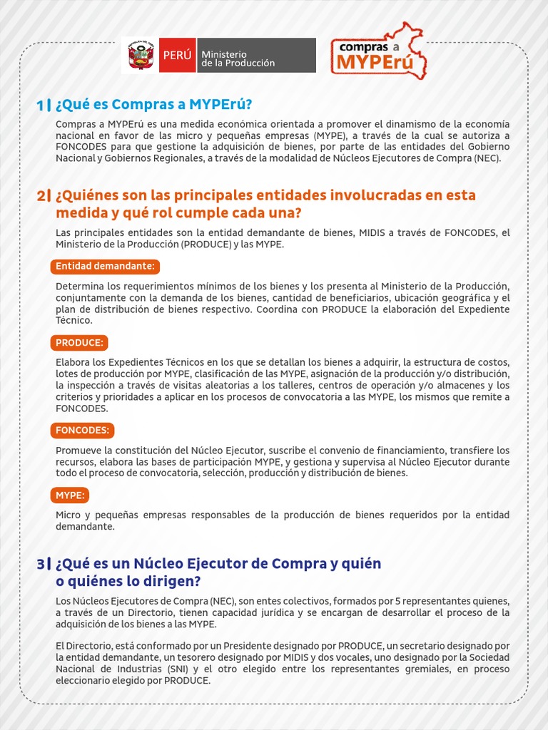 Que Es Compras Myperu-3 | PDF | Bienes | Pequeñas y medianas empresas
