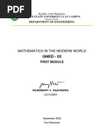 MMW Chapter 2 - Sets | PDF | Set (Mathematics) | Numbers