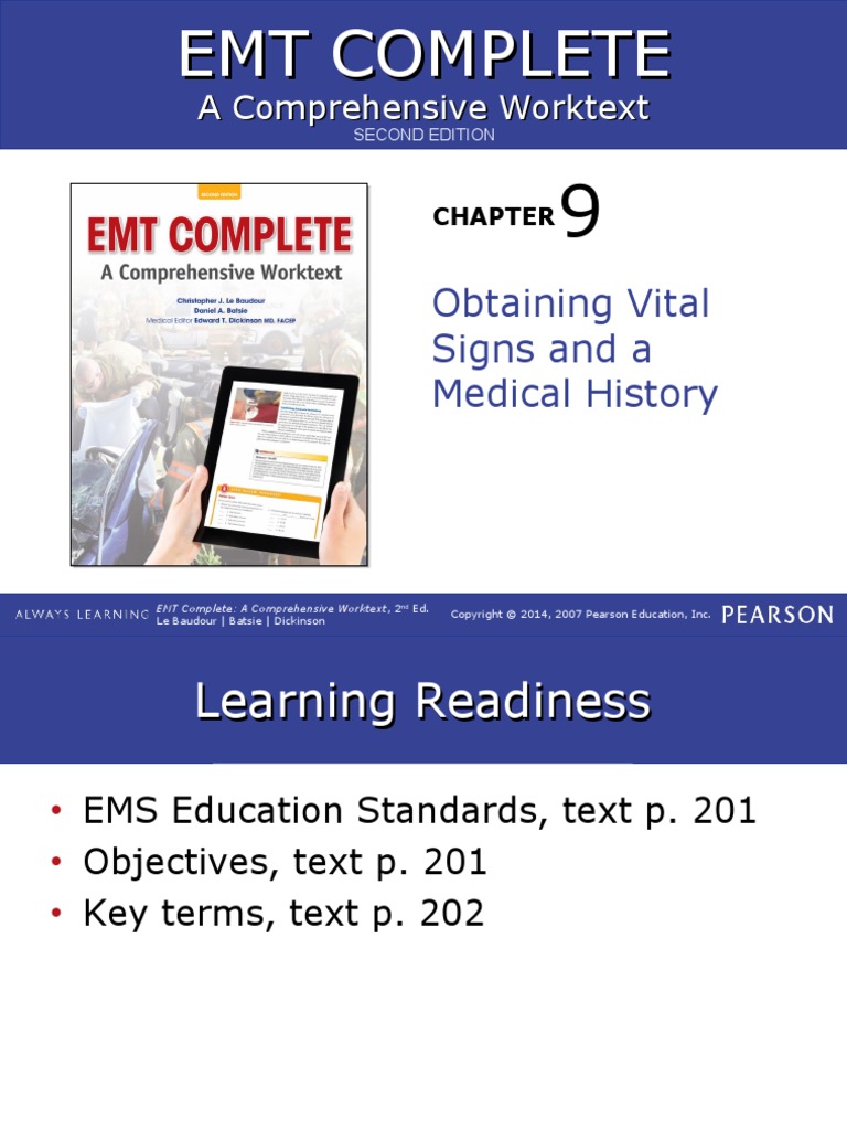 ch09 (Lecture) - Obtaining Vital Sign and Medical History | PDF | Pulse | Diseases And Disorders