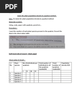 Quadrat Method | PDF | Statistics