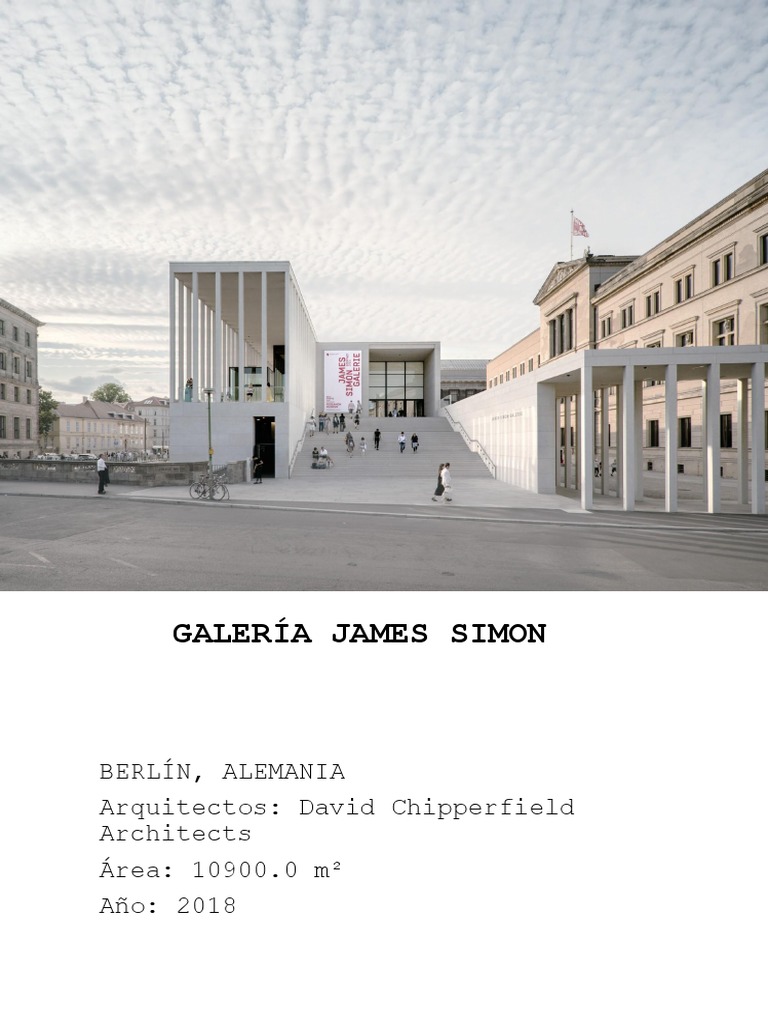 Analisis GALERIA JAMES SIMON | PDF