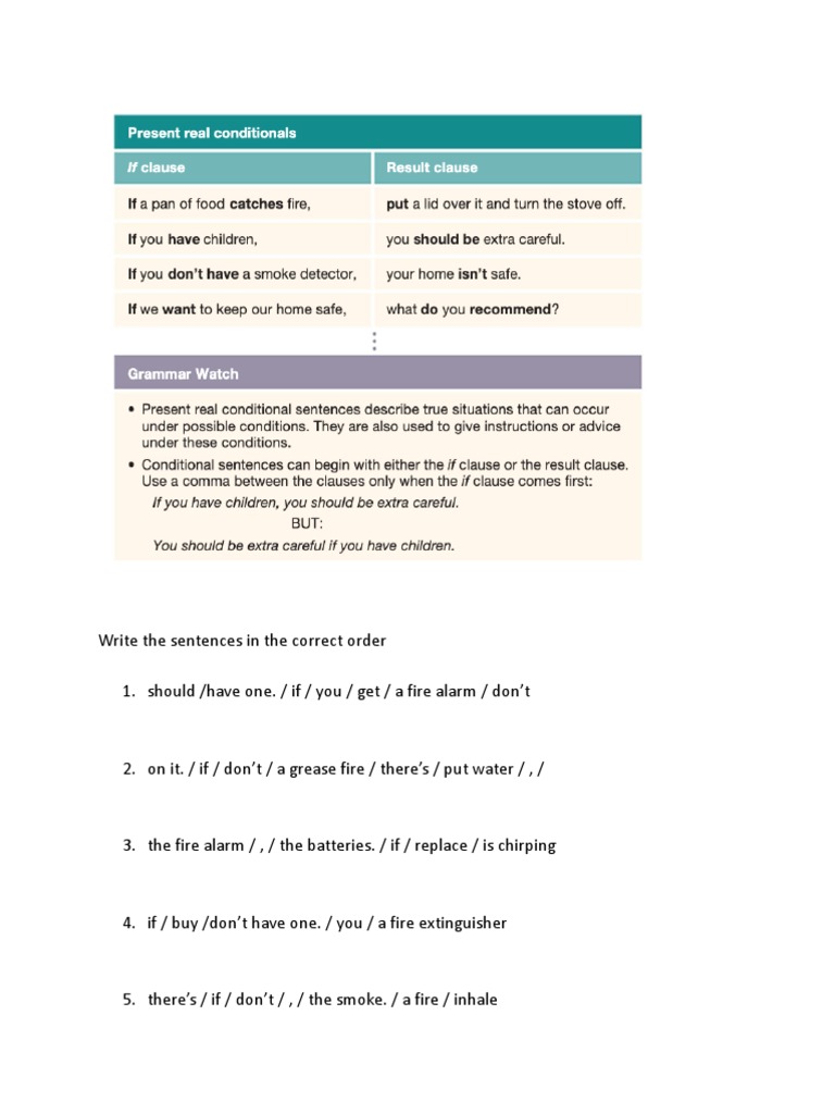 Present Real Conditional Notes and Pracice - 220920 - 203537 | PDF ...