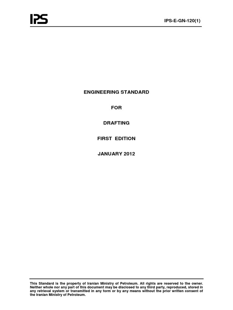 Engineering Standard: IPS-E-GN-120 | PDF | Pipe (Fluid Conveyance ...