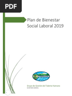 PLAN DE BIENESTAR SOCIAL E INCENTIVOS | PDF | Gestión del talento | Bienestar