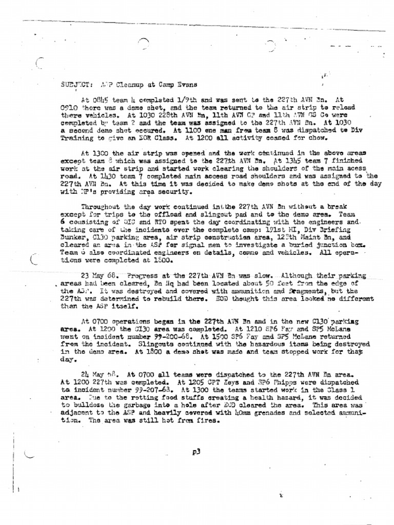 1968 EOD Report and Incidents | Armed Conflict | Free 30-day Trial | Scribd