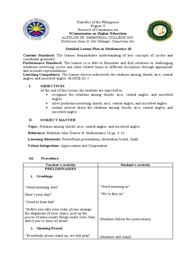 Tengeneng LP Sa Math | PDF | Circle | Angle