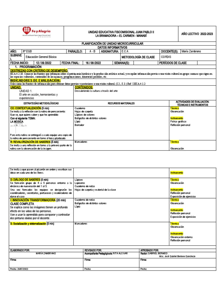 Cordis (Vacío) - Básica y TC - Eca | PDF | Lápiz