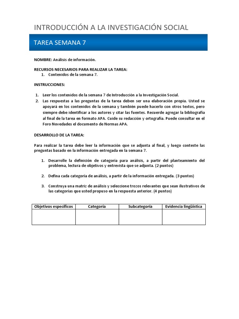 S7 Tarea | PDF | Motivación | Motivacional