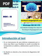 Ficha Técnica Del BDI-II | PDF | Depresión (estado de ánimo) | Ansiedad