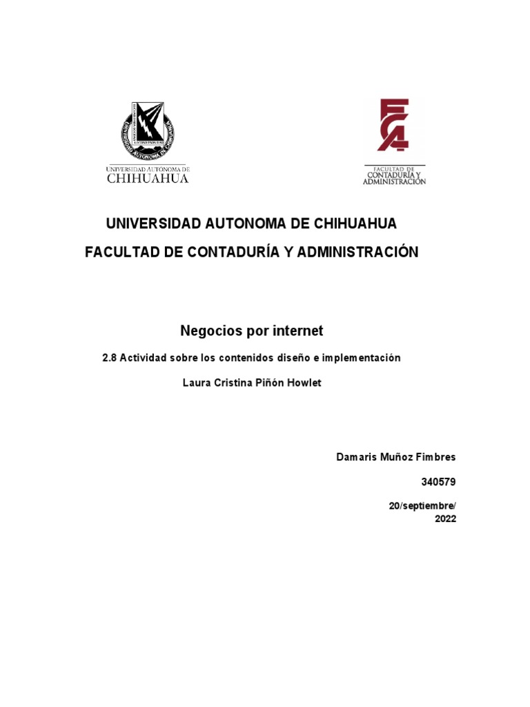 2.8 Actividad Sobre Los Contenidos Diseño e Implementación | PDF | Red ...