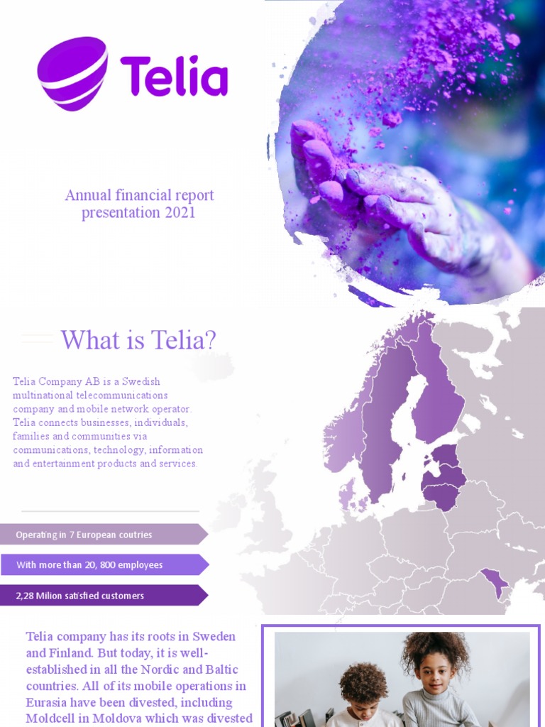 Presentation For Telia - 21 STR | PDF | Debits And Credits | Sustainability