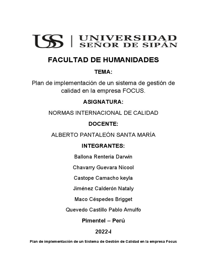 Castope Camacho Keyla - PAF | PDF | Calidad (comercial) | Auditoría