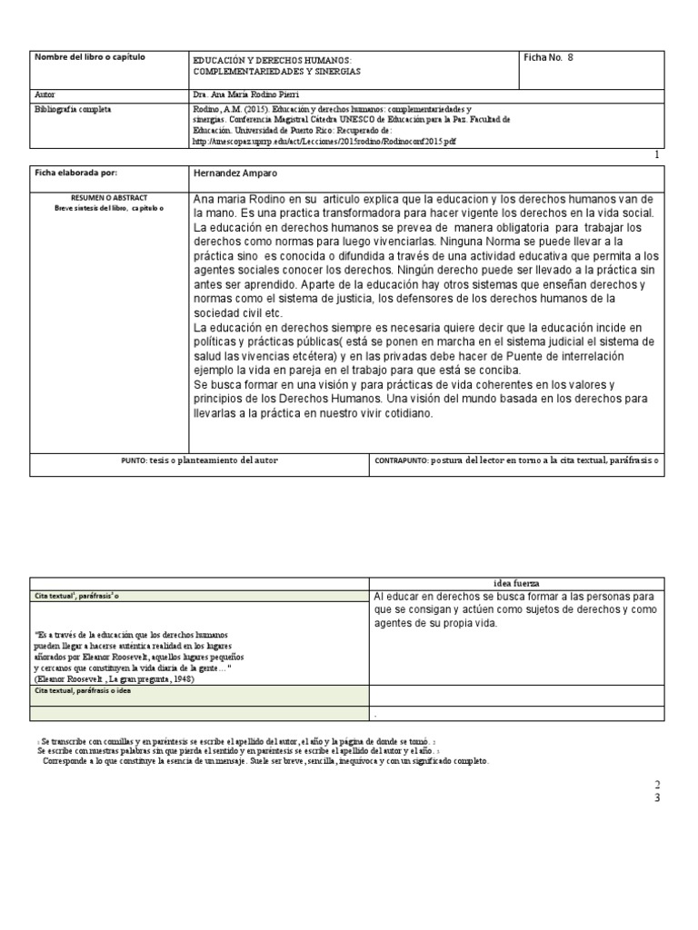 Rodino | PDF | Derechos humanos