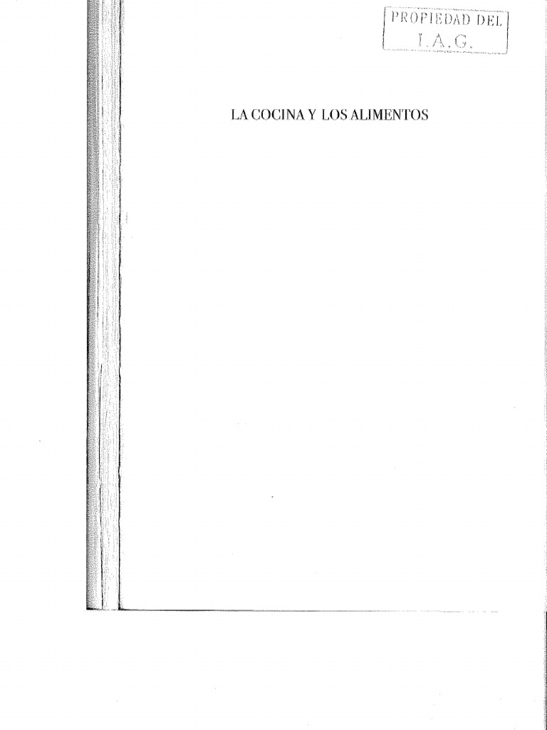 Libro La Cocina Y Los Alimentos Parte 1 Pdf