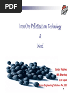 Iron Ore Pelletization Process Overview | PDF | Nature | Chemistry