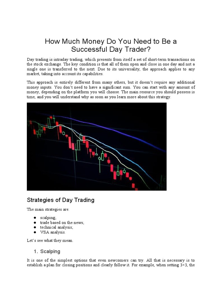 How Much Money Do You Need to Be a Successful Day Trader? An Analysis ...