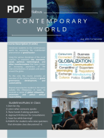 Syllabus - The Contemporary World (Prof. Chris Cordinete) | PDF ...