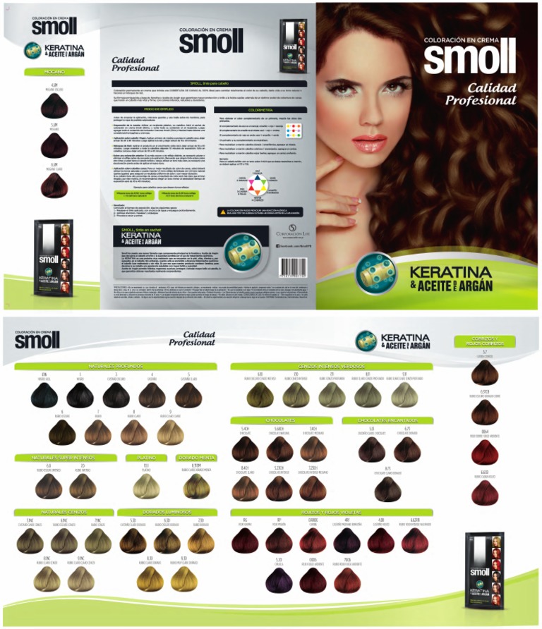 Carta de Mechas - Smoll Life (Sachet - Keratina & Aceite de Argan) | PDF