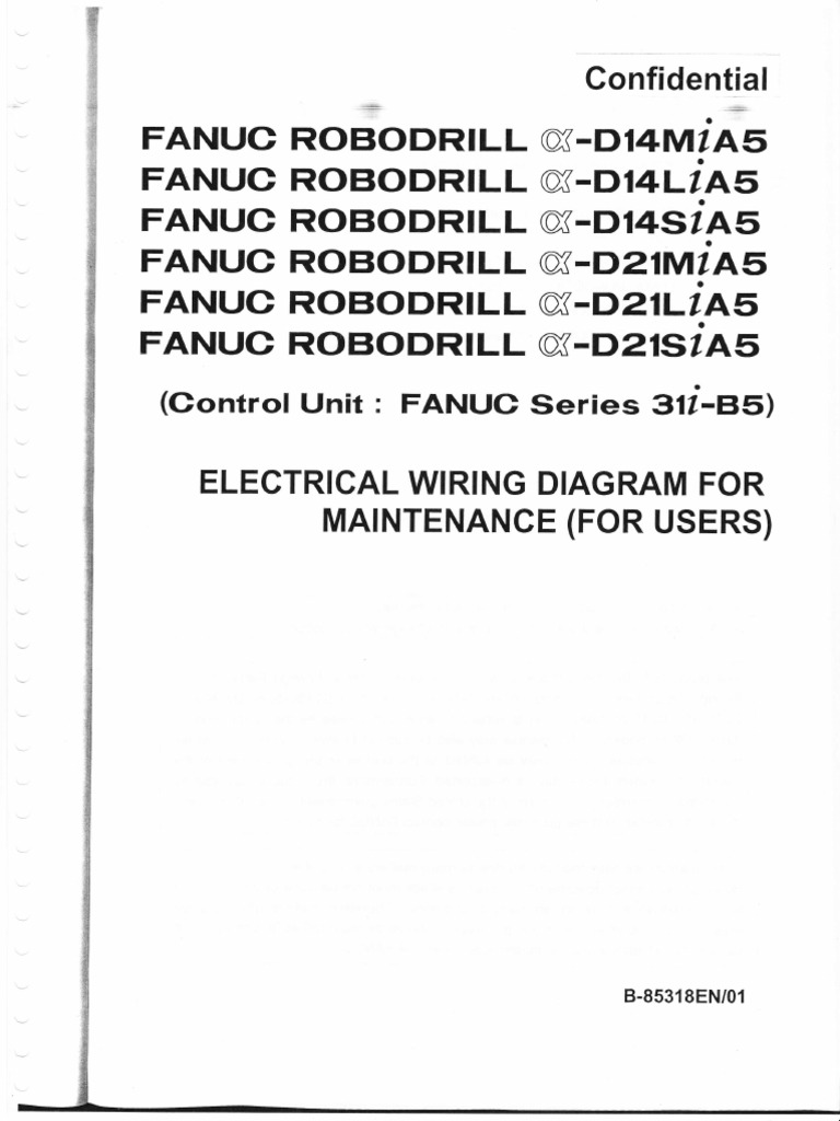 Manual Electrico Robodrill Alfa-D Series31i-B5 | PDF | Printed Circuit Board | Electronics