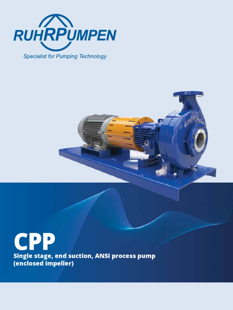 Brochure CPP EN Letter June.21 | PDF | Pump | Bearing (Mechanical)