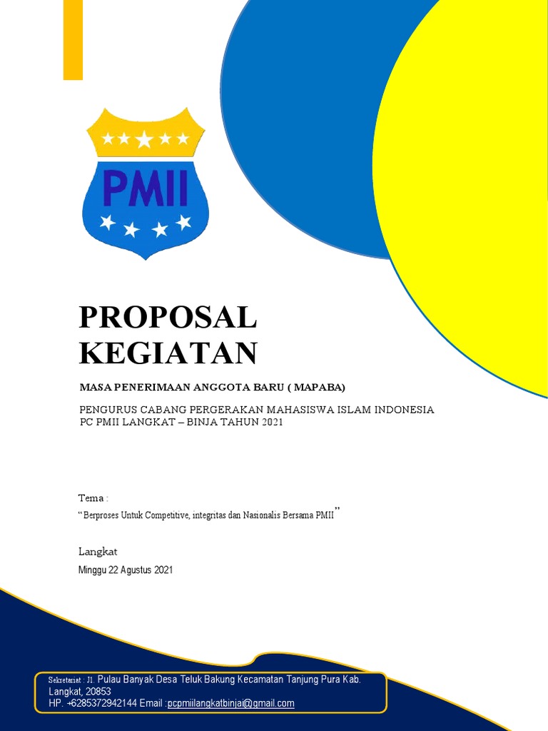 Proposal Kegiatan Mapaba Fix-1 | PDF
