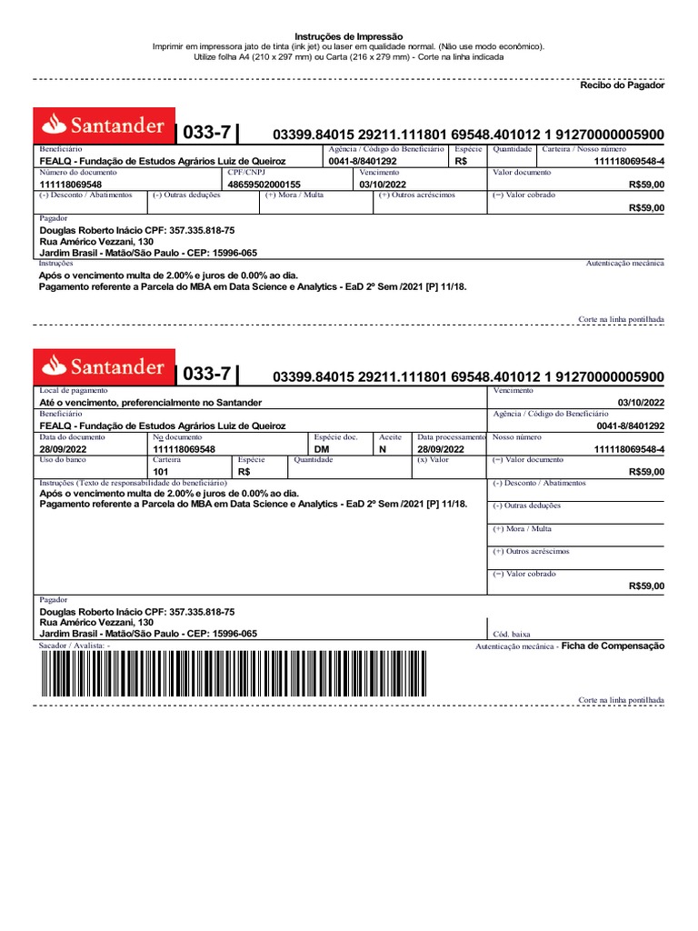 Boleto | PDF | Design gráfico | Bancos