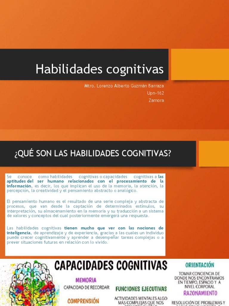 Habilidades Cognitivas 16 | PDF | Aprendizaje | Memoria