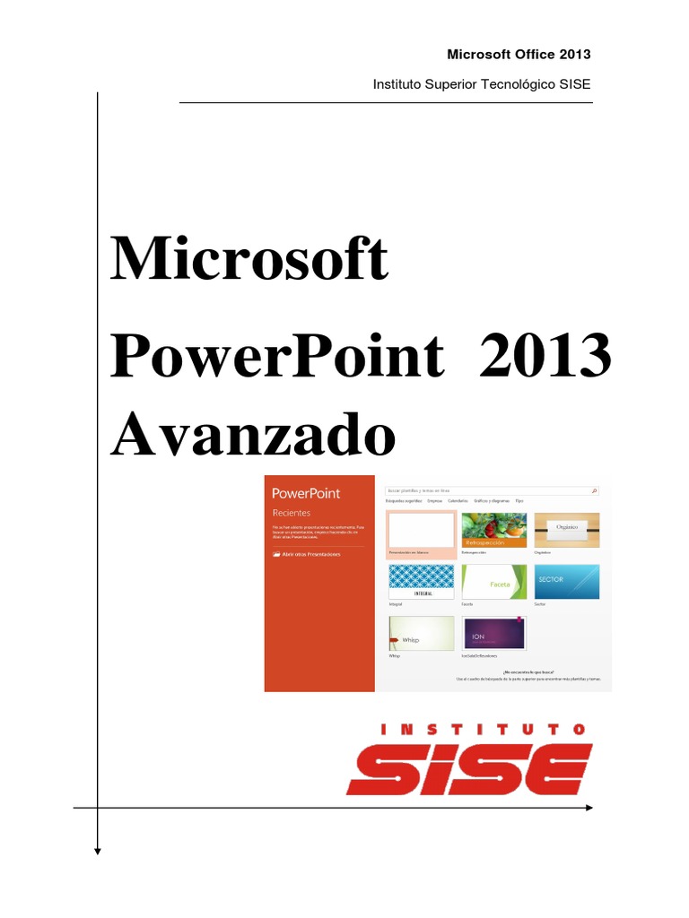 Manual Power Point 2013 Avanzado | PDF | Microsoft PowerPoint | Hipervínculo