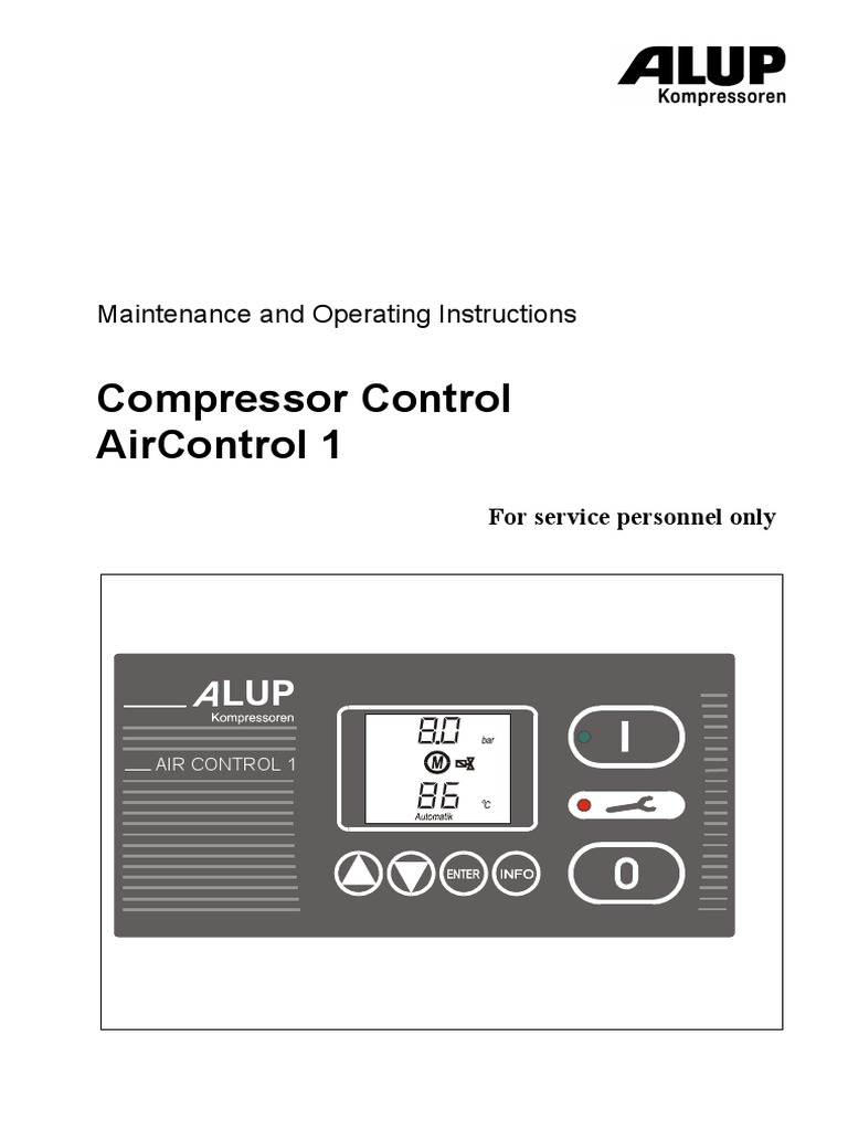 Manual - AirControl 1 (Service) - GB | PDF | Relay | Electrical Connector