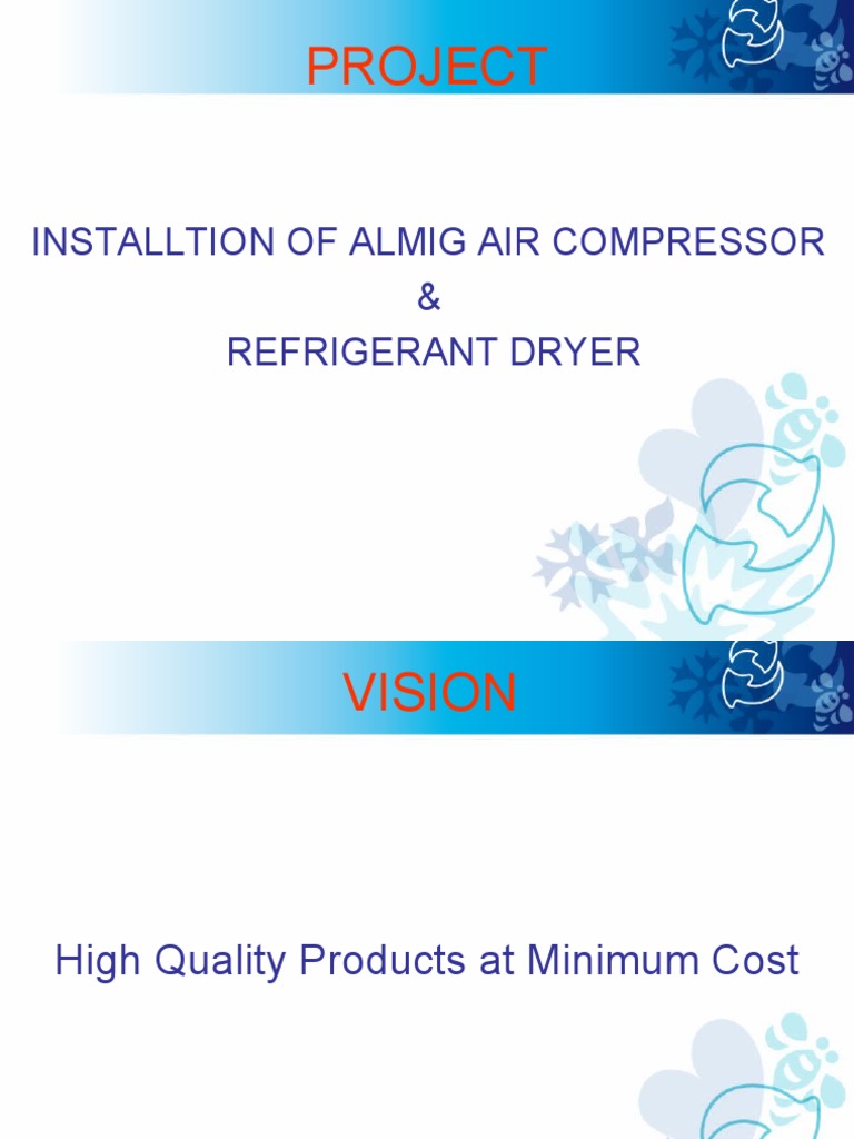 Almig - Installation of New Compressor at Unilever Ryk | PDF | Clothes ...