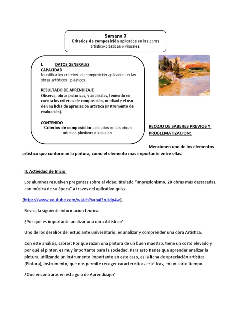 GUIA 3 (Tema Semana 3) | PDF | Color | Composición (artes visuales)