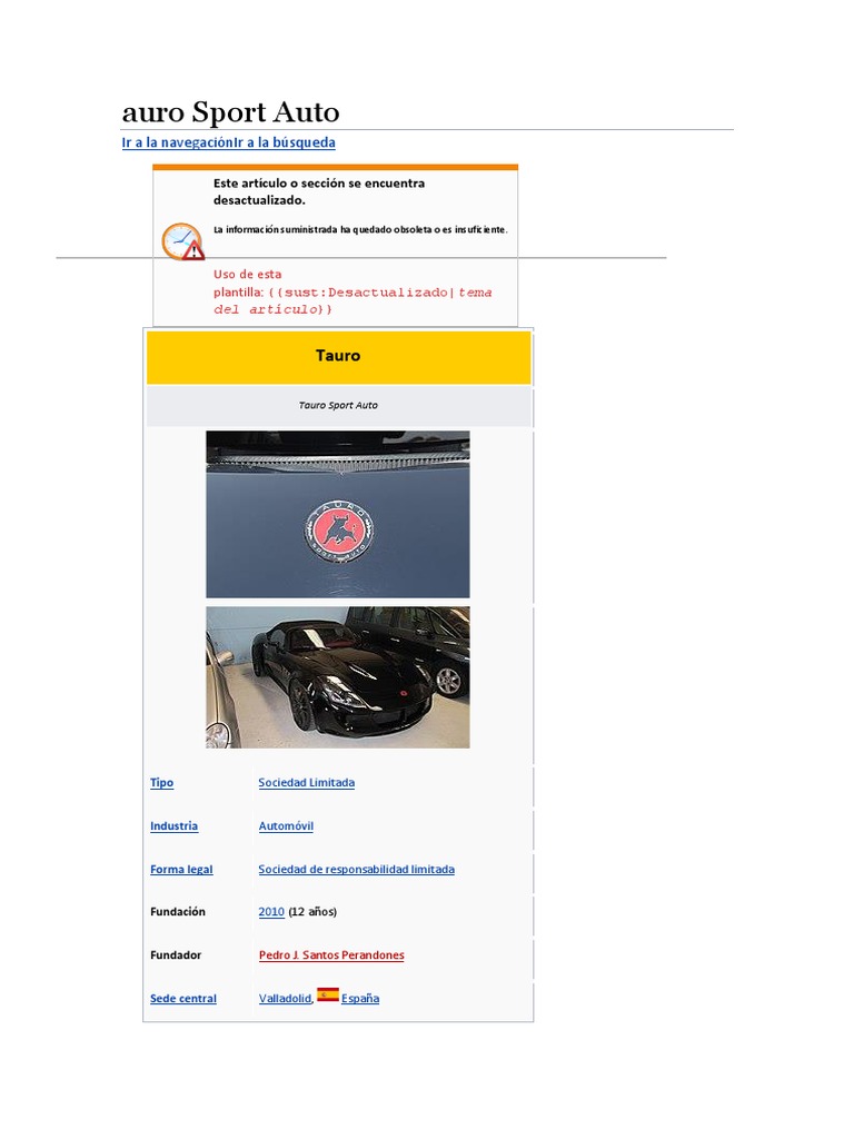 Auro Sport Auto | PDF | Coche | Vehículos terrestres