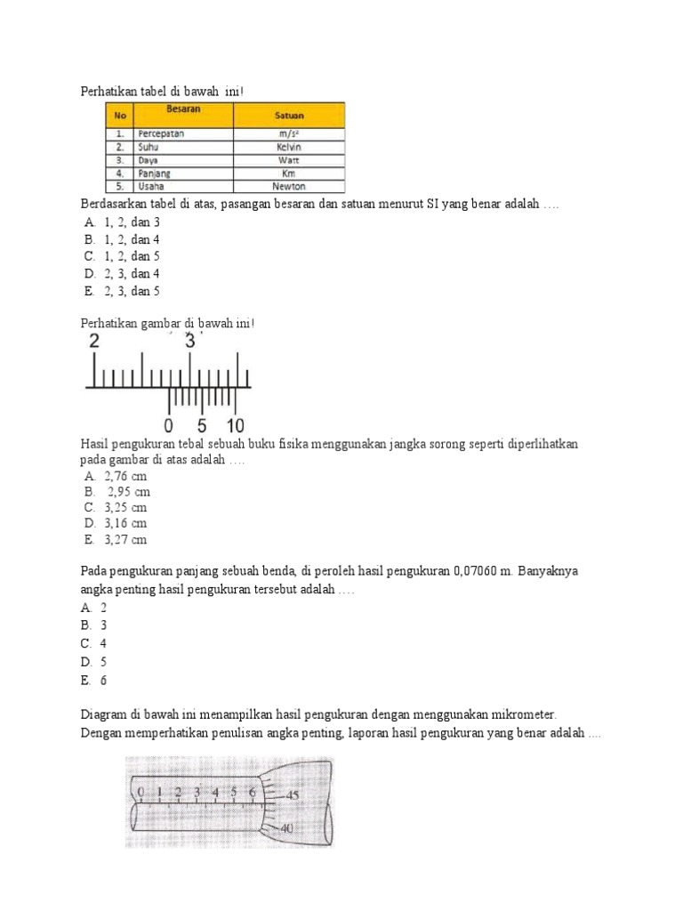 Latihan Soal PTS | PDF