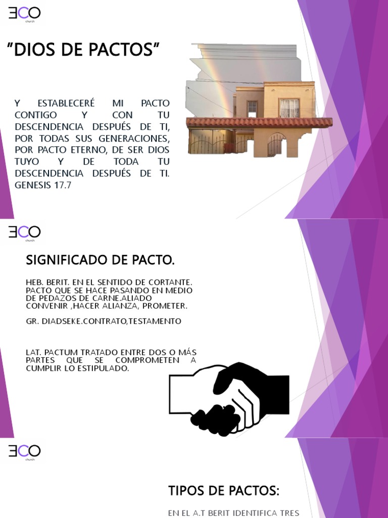 Significado y Tipos de Pactos Divinos | PDF | Libro del éxodo | Abrahán