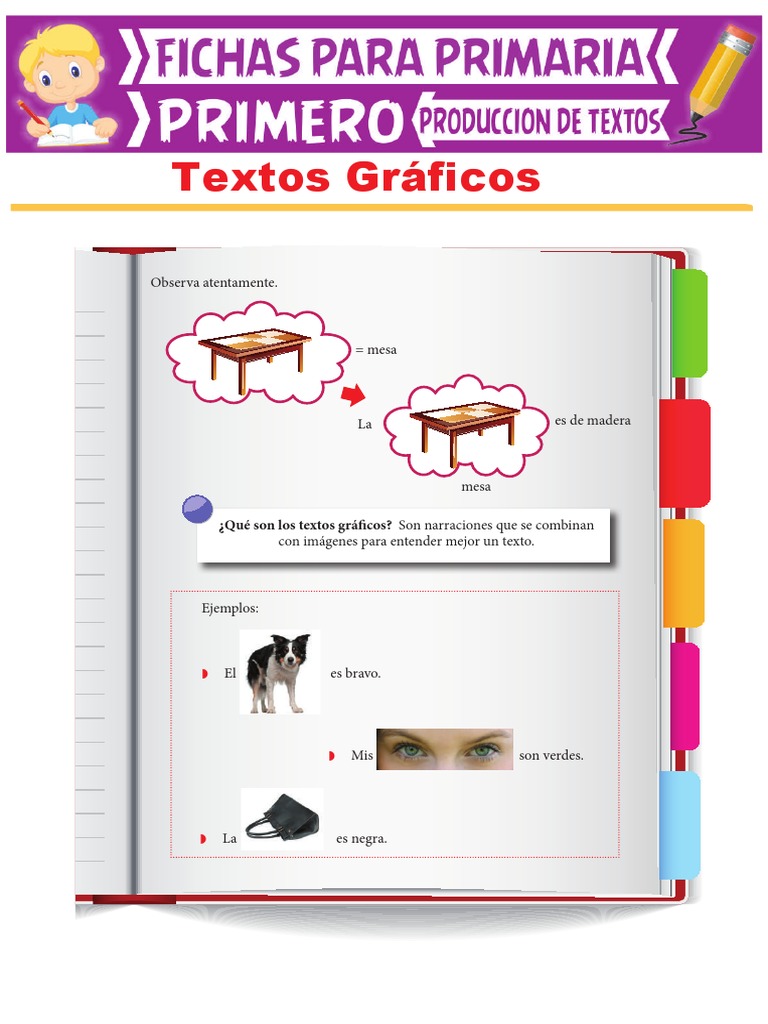 Hojas De Trabajo De Características Gráficas Y Textuales De Segundo Grado