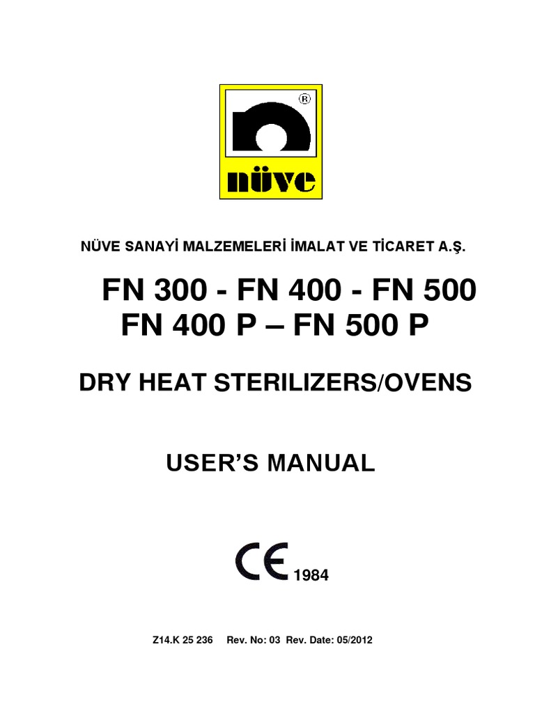 Autoclave Annar Diagnostica - NF400 | PDF | Thermostat | Fuse (Electrical)