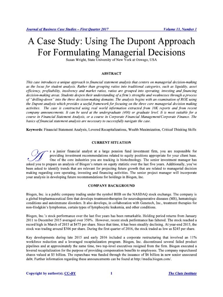 DuPont Case | PDF