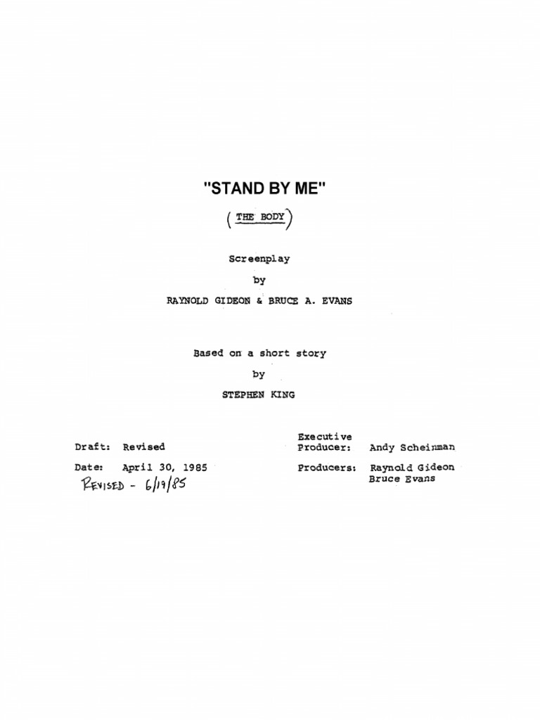 Stand by Me | PDF