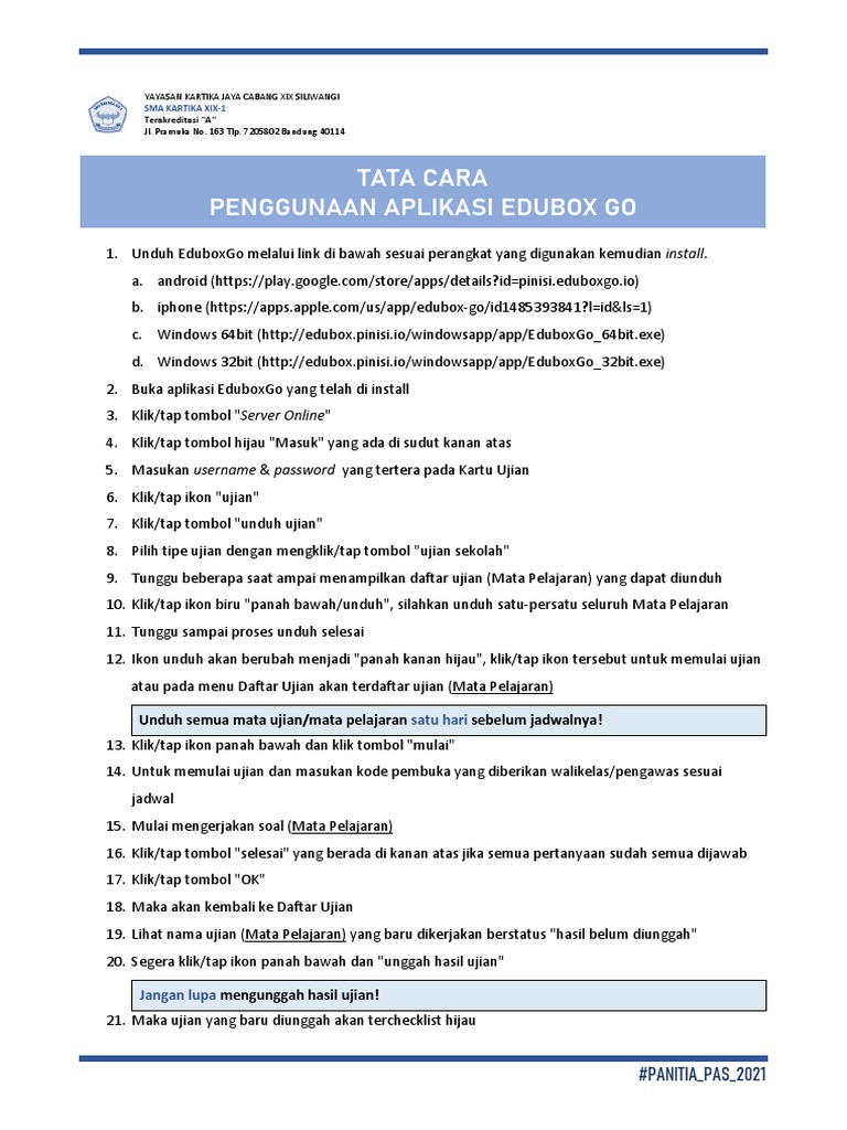 Panduan Penggunaan Edubox Go | PDF