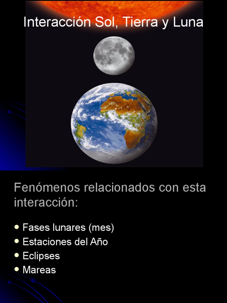 Interacción Sol, Tierra y Luna | PDF | Marea | Tierra