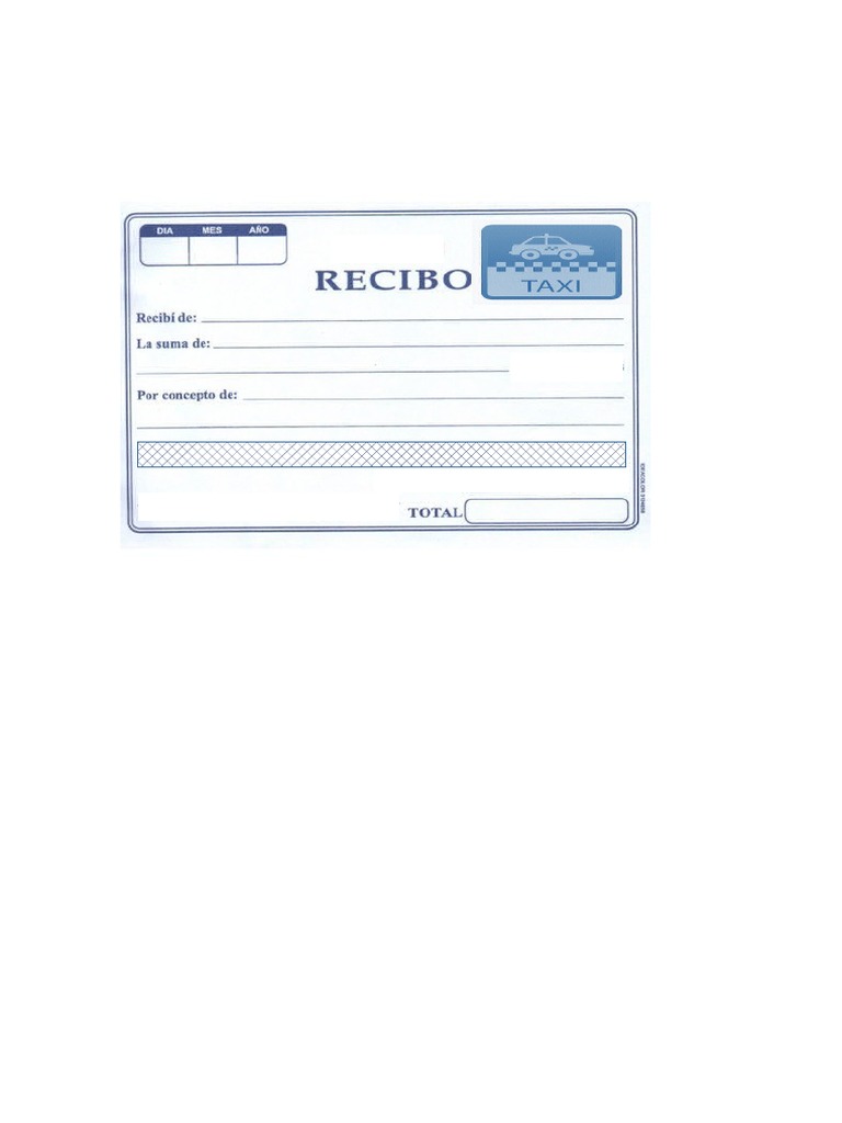 RECIBO DE TAXI | PDF